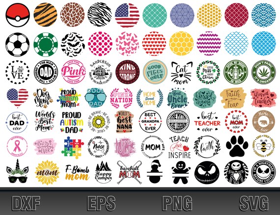 120 Keychain Svg Bundle Key Ring Svg Keychain Pattern Svg - Etsy