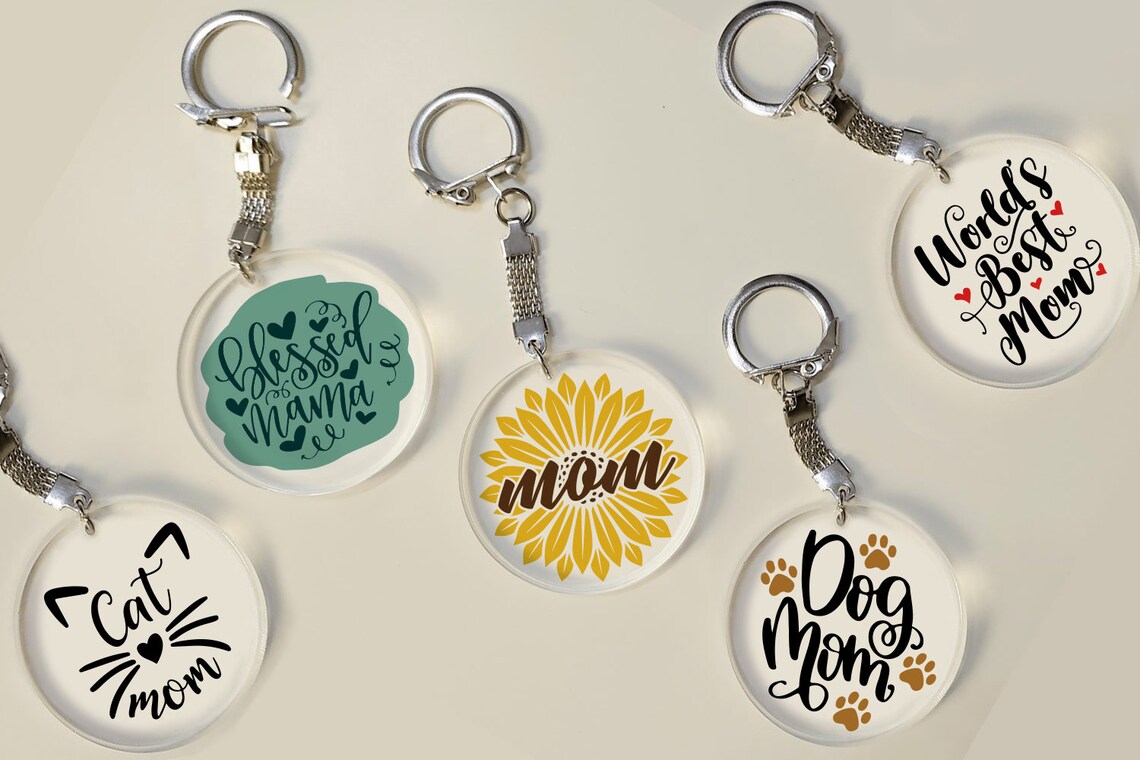 120 Keychain Svg Bundle Key Ring Svg Keychain Pattern Svg - Etsy