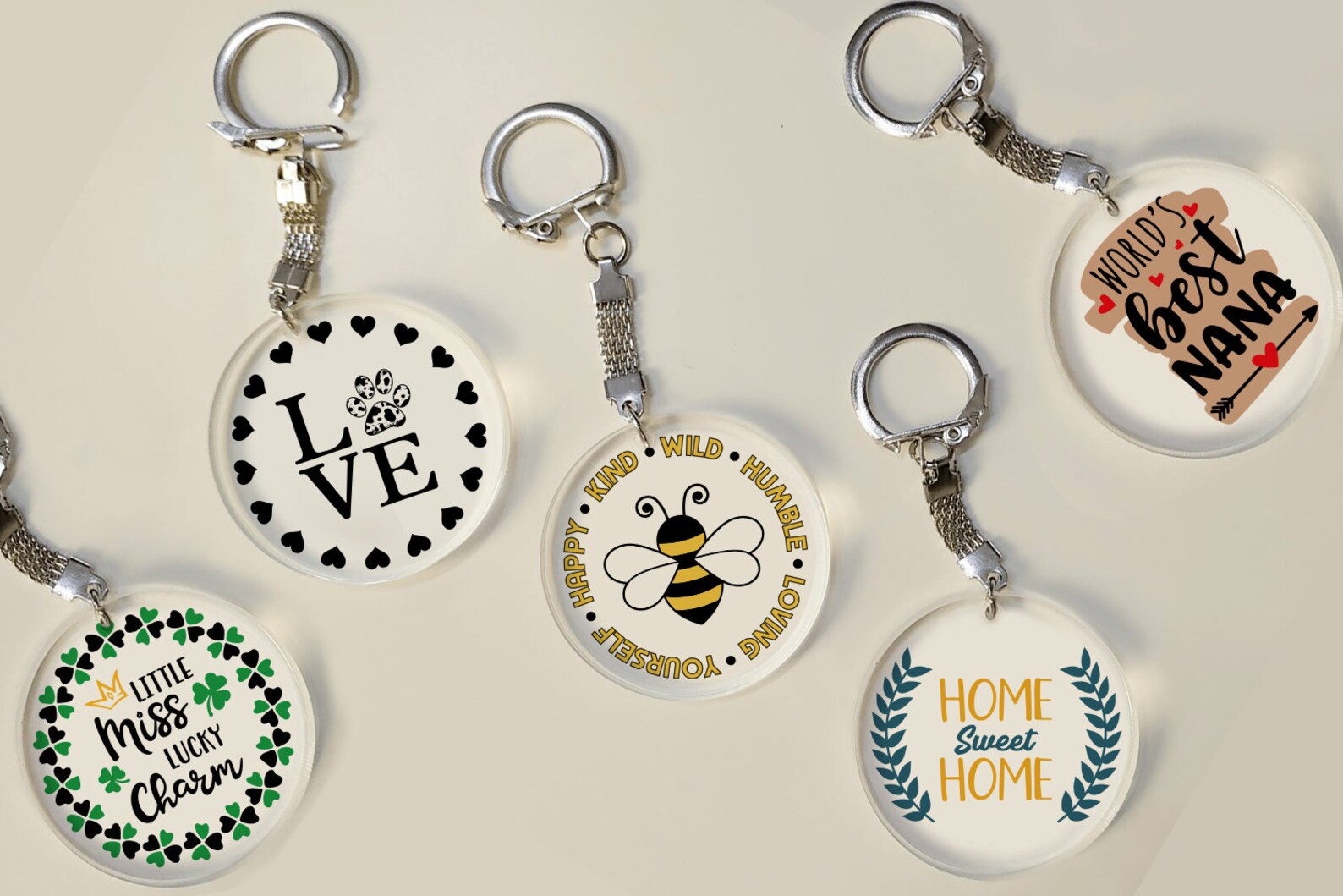 120 Keychain Svg Bundle Key Ring Svg Keychain Pattern Svg - Etsy