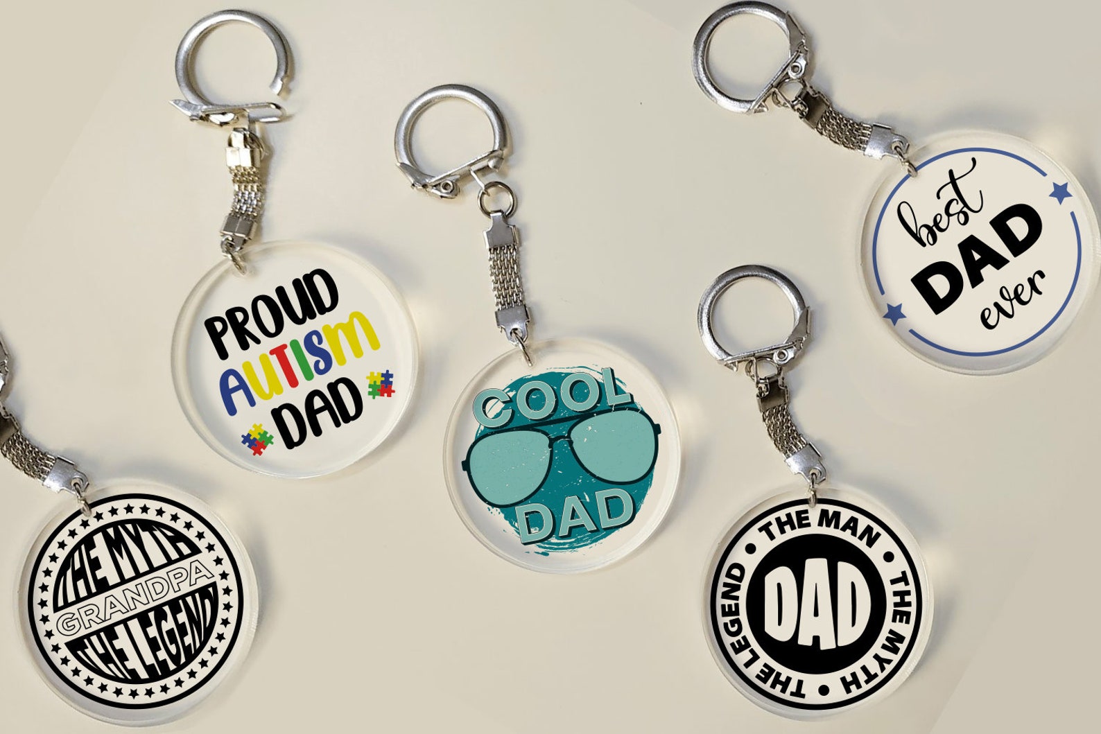 120 Keychain Svg Bundle Key Ring Svg Keychain Pattern Svg - Etsy