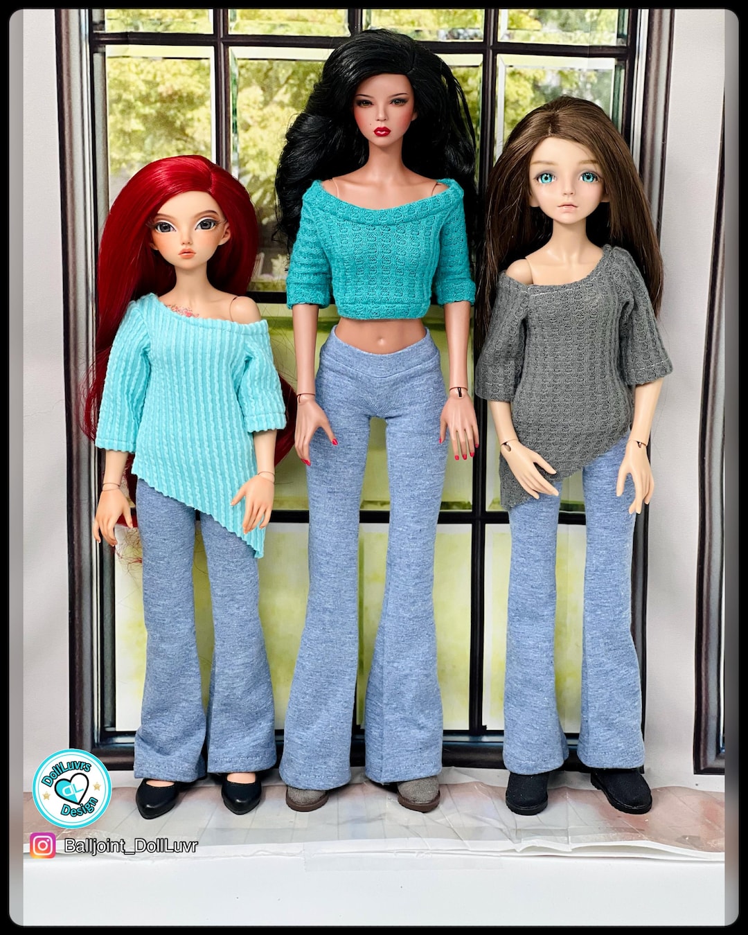 MSD/MDD BJD Bell Bottom Pants for Raccoon Doll, Minifee, Resinsoul ...