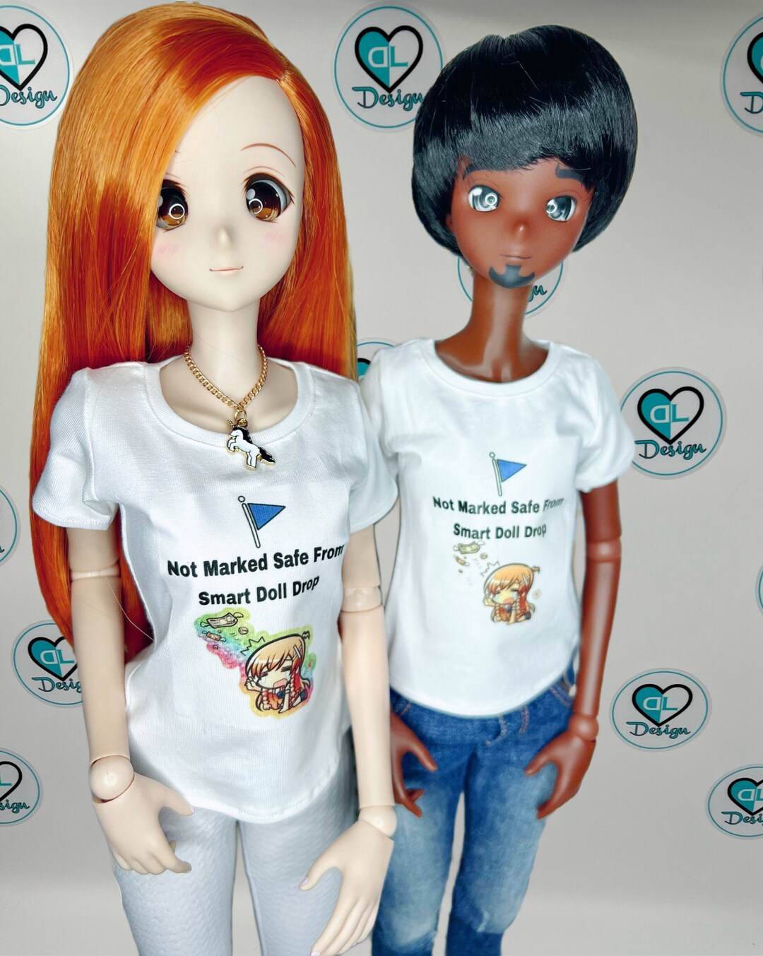 Smart Doll Not Marked Safe Graphic T-shirt 1:3 Scale Dolls - Etsy