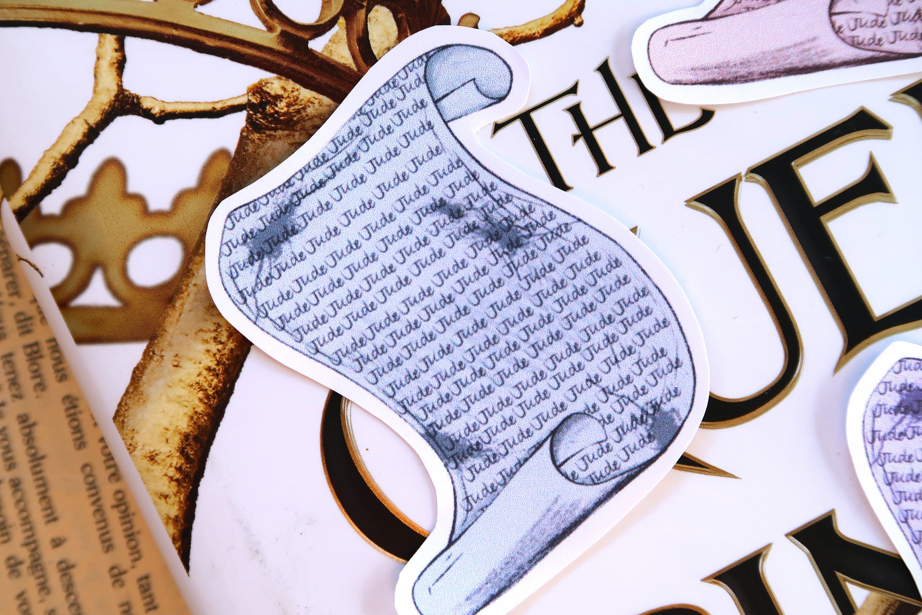 Jude Letter Sticker, the Cruel Prince Inspired Stickers, the Folk of ...