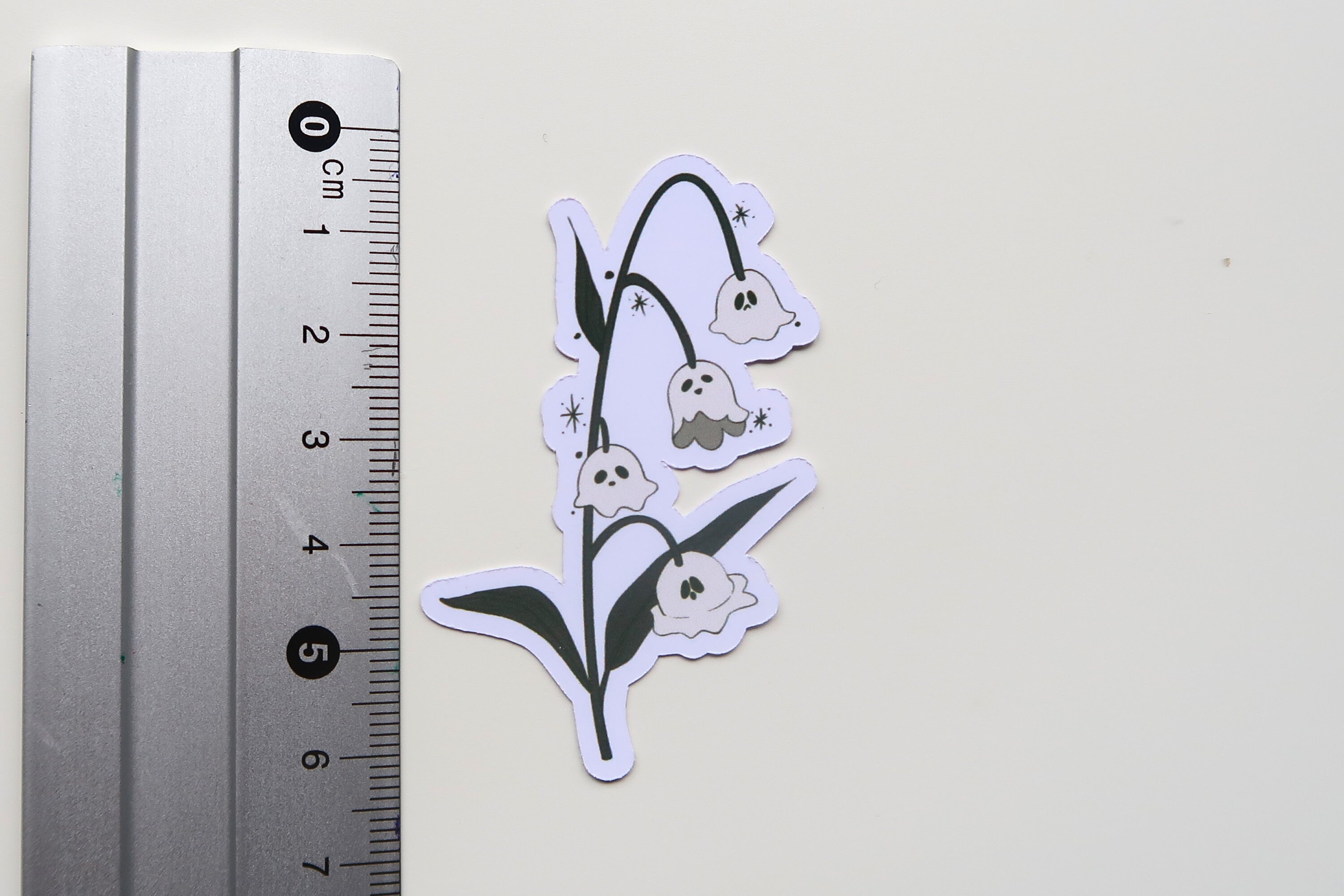 Ghost Lily of the Valley // Lily of the Valley Stickers // Spooky ...