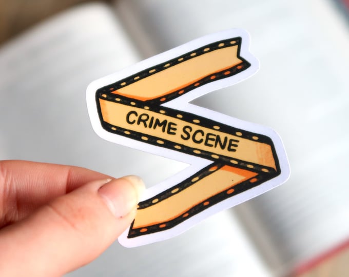 Crime Scene Sticker // Crime Sticker // True Crime Scene Stickers ...