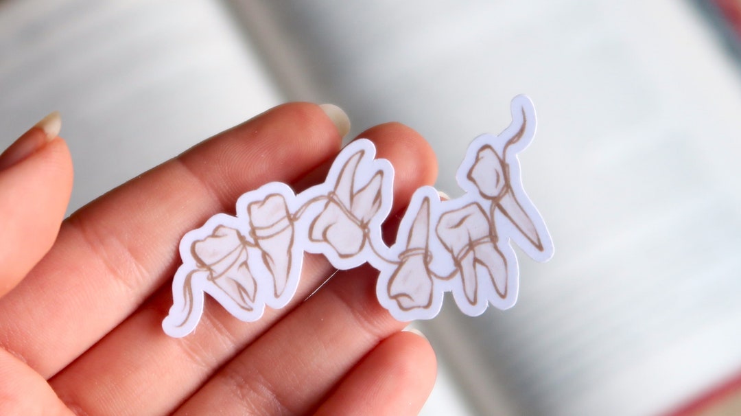 String of Teeth Sticker // Teeth Sticker // Teeth // Scrapbooking ...