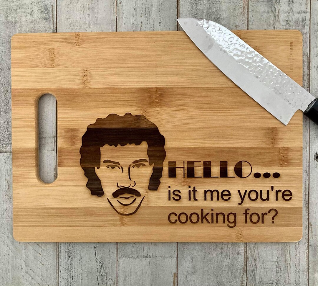 HELLO Lionel Richie Cutting Board - Etsy