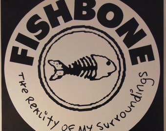 Fishbone Poster Live Concert Give a Monkey a Brain Tour - Etsy