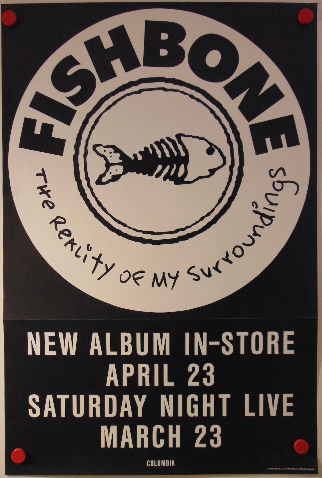 Fishbone "the Reality of My Surroundings" 1991 CBS Records Original ...