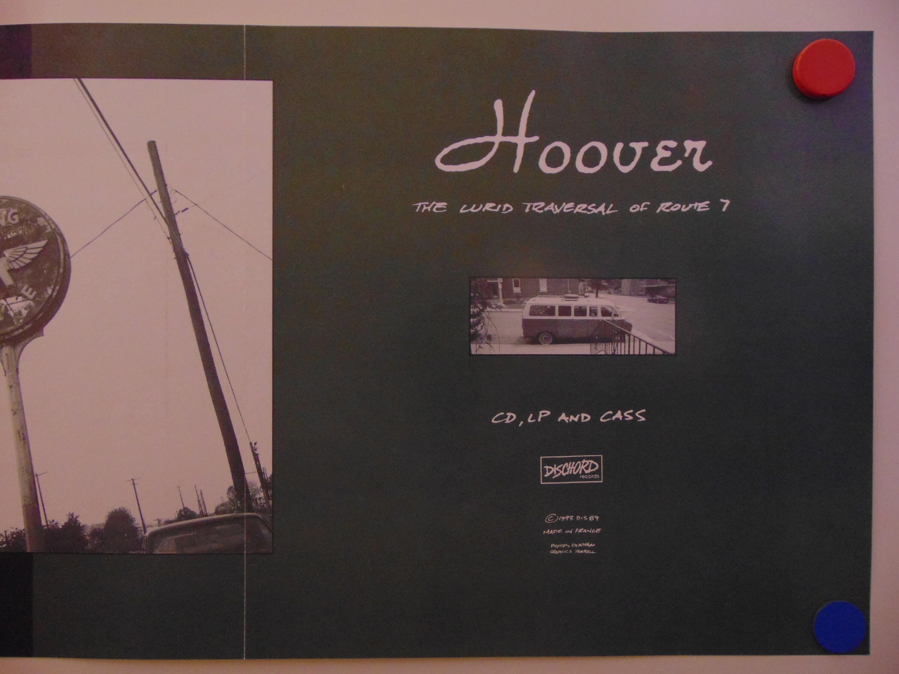 Hoover the Lurid Traversal of Route 7 1993 Dischord Records Original ...