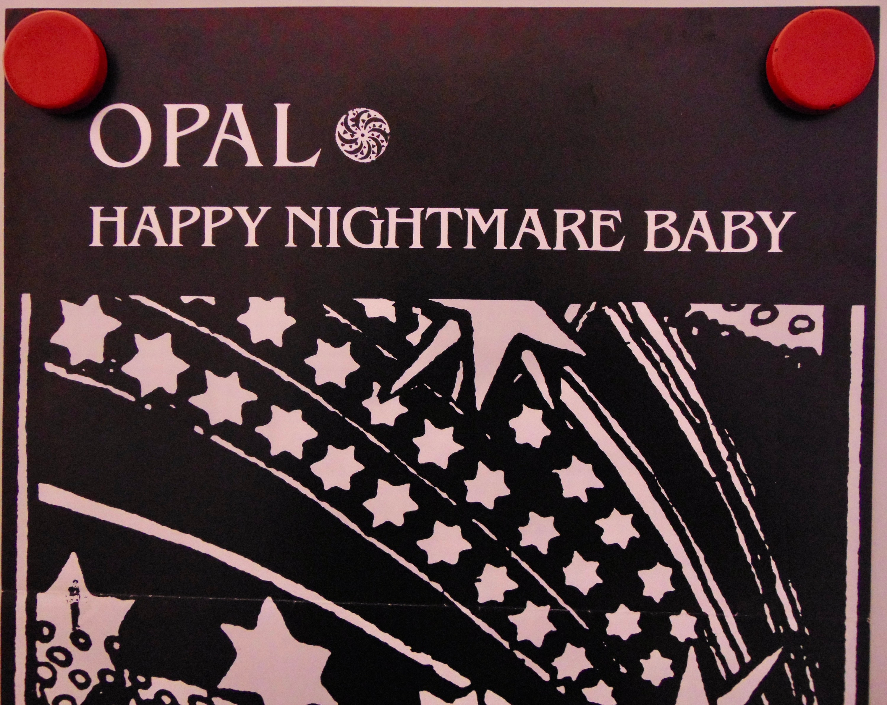 Opal happy Nightmare Baby 1987 SST Records Original Record Store Poster ...