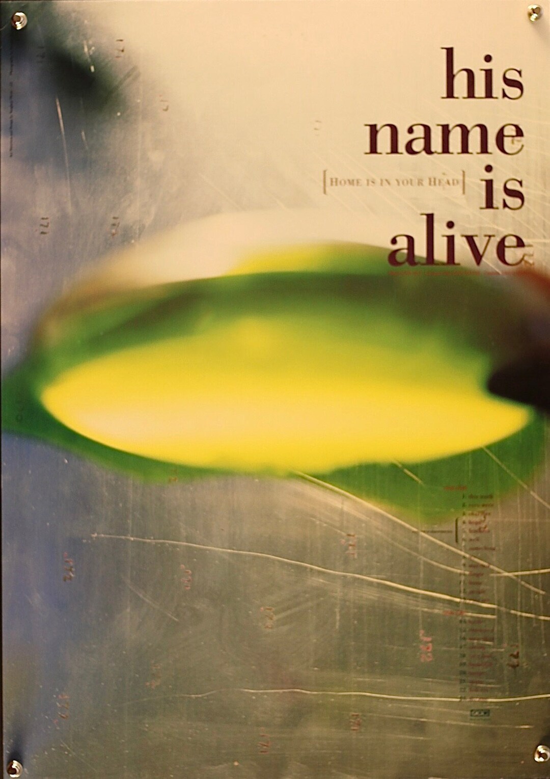 His Name is Alive home is in Your Head 1992 4AD / Ryko Records Original ...