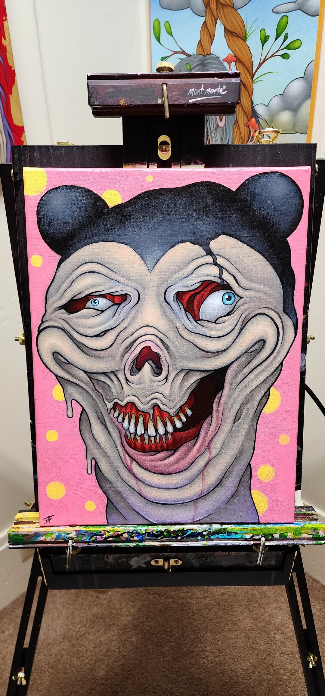 The Mouse Acrylic Painting - Etsy