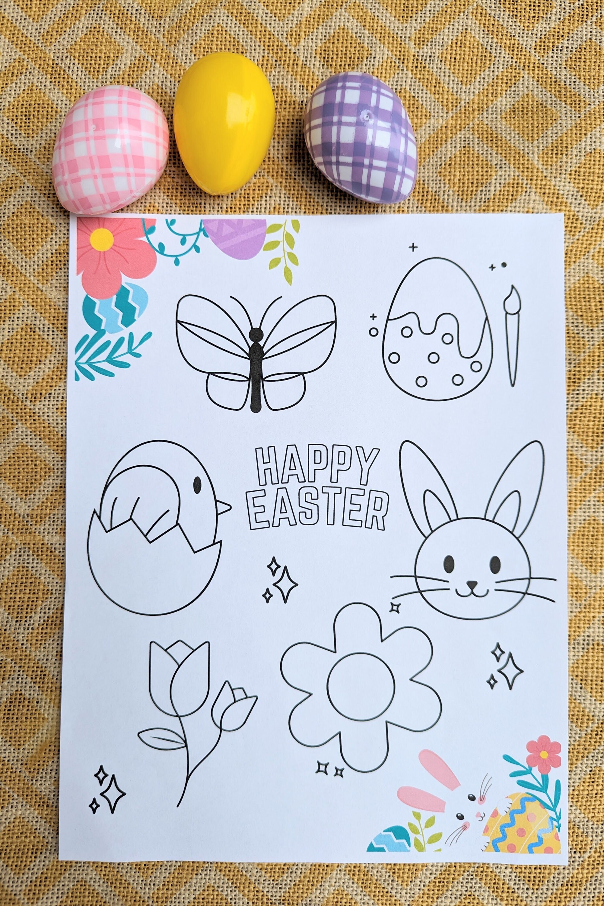 Easter Bunny Letter Bundle Easter Scavenger Hunt Easter Bunny Coloring ...