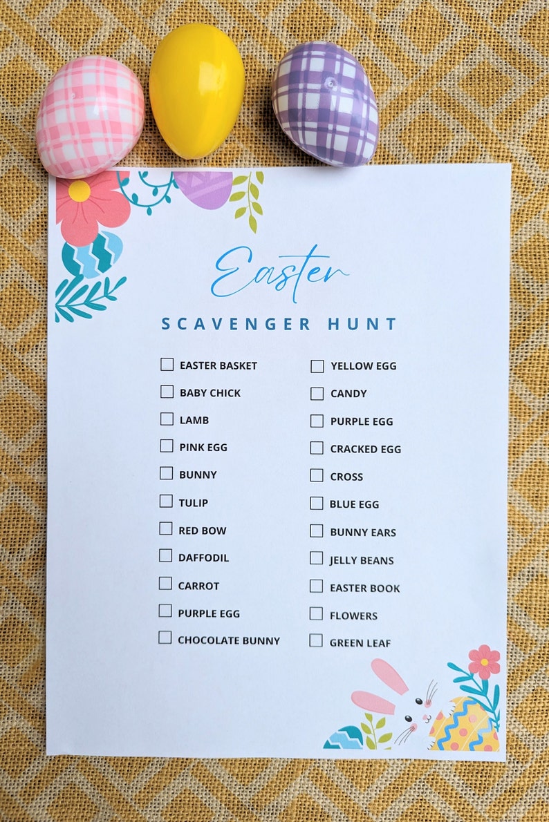 Easter Bunny Letter Bundle Easter Scavenger Hunt Easter Bunny Coloring ...
