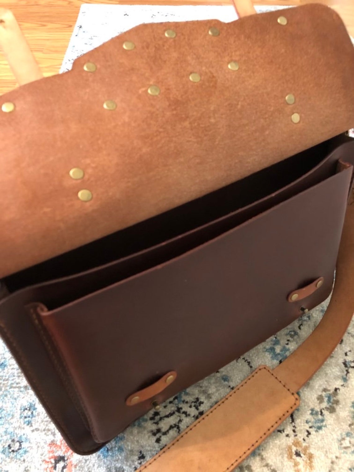 Executive All Leather Briefcase - Horween Chromexcel and Horween ...