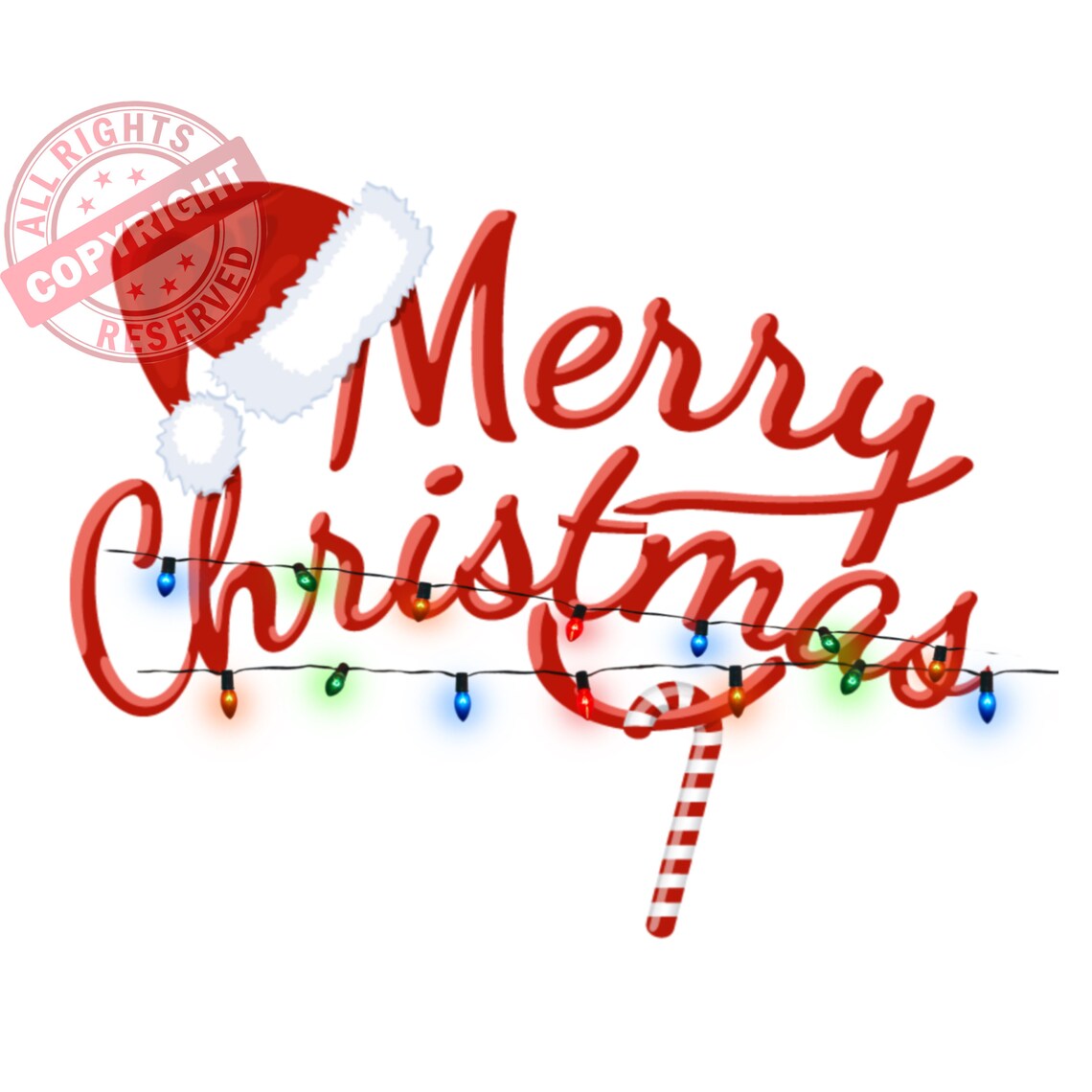 Merry Christmas Digital Download - Etsy