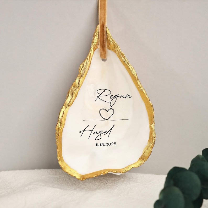 Wedding/engagement Ornaments,oyster Shell Ornaments,wedding Favors ...