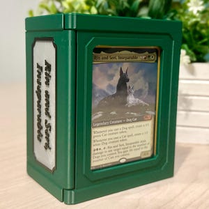 Mtg Commander Showcase Toploader Deck Box - Etsy