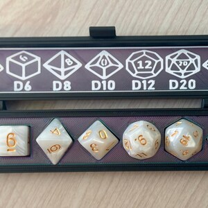 Dice Holder for D&D | Compact RPG Dice Organiser | Holds D4, D6, D8 ...