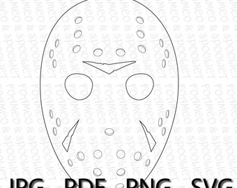 Jason Mask Svg - Etsy