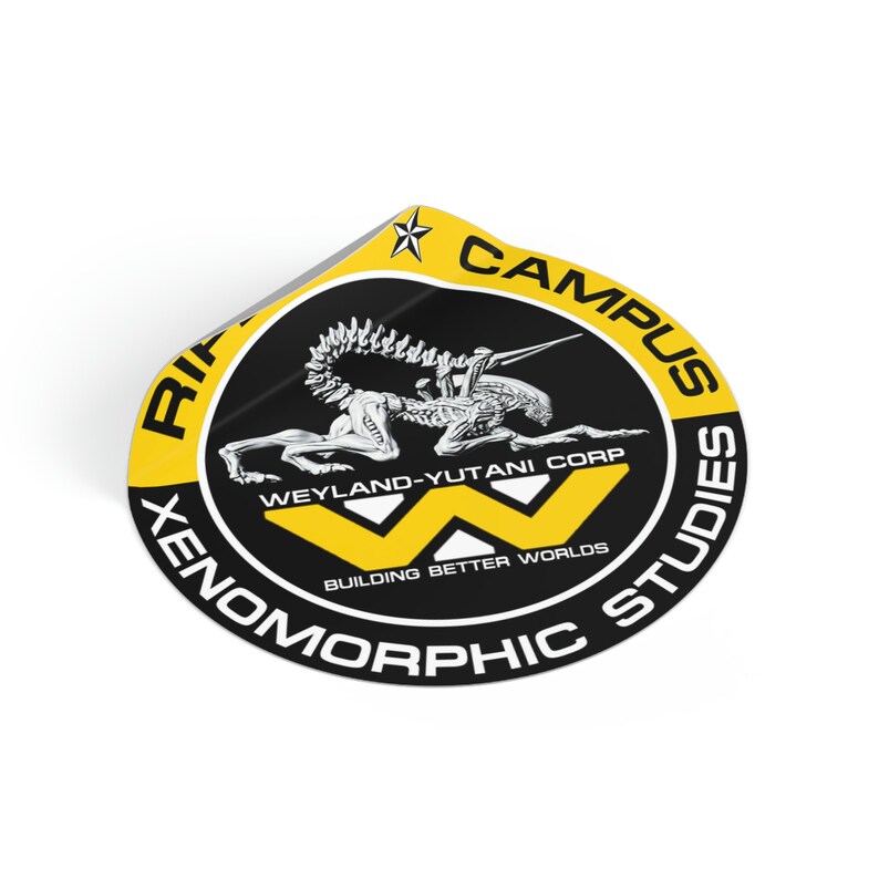 Alien Movie Xenomorph Weyland Yutani Vinyl Decal, Laptop Stickers, Car ...