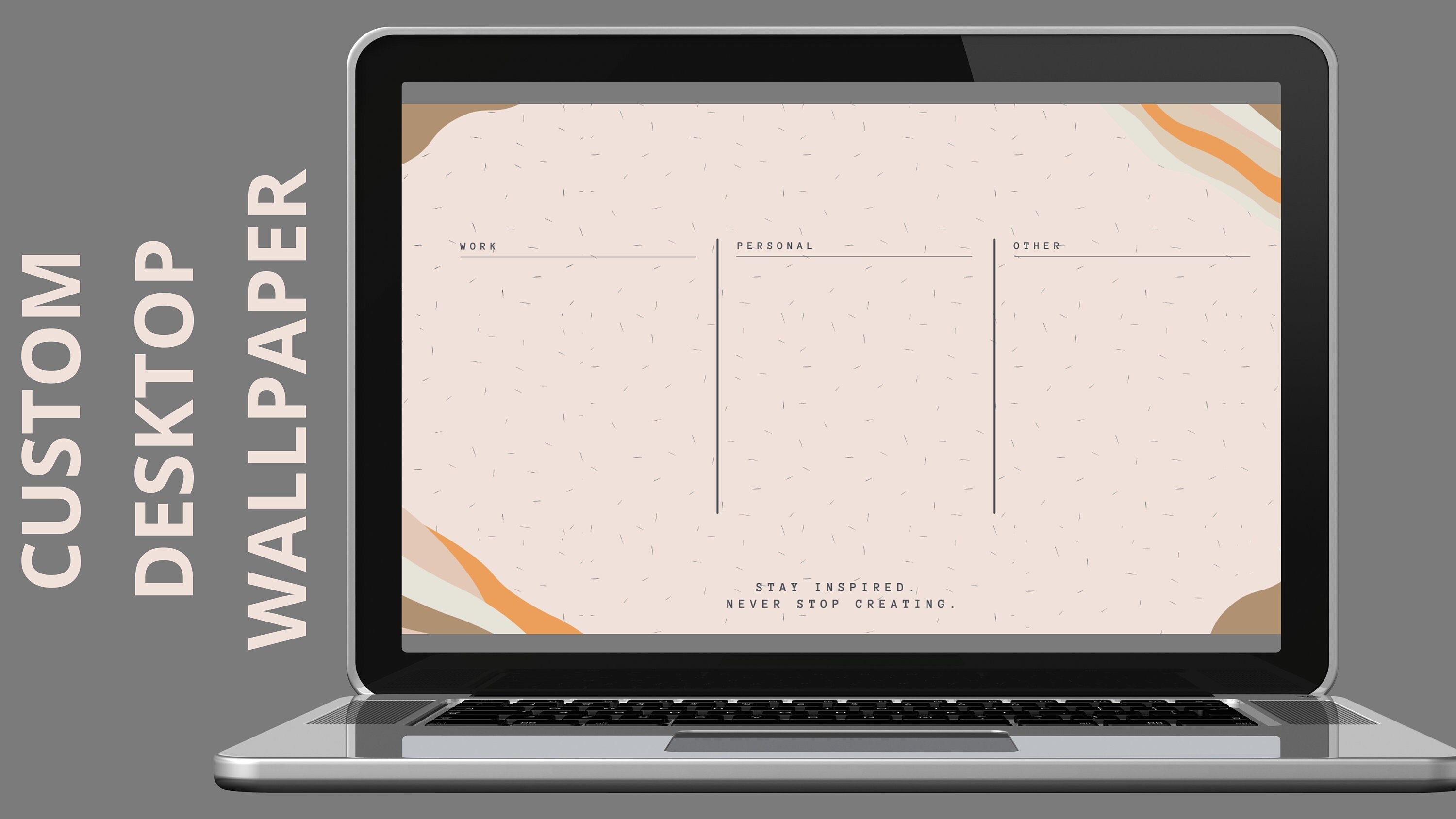Custom aesthetic Desktop Wallpaper Layout | Etsy