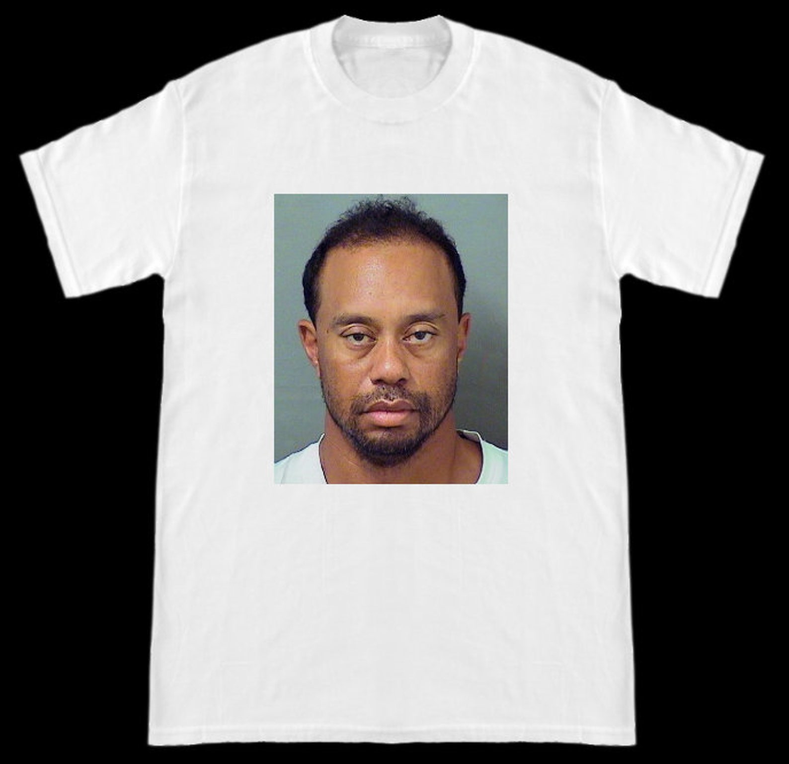 Tiger Woods Mugshot T-shirt - Etsy