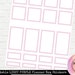 Printable Planner Box Stickers for Happy Planner Light Purple ...