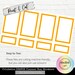 Printable Planner Box Stickers for Happy Planner Orange Functional ...