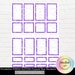 Printable Planner Box Stickers for Happy Planner Purple Glitter ...
