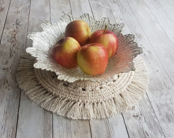 MACRAME PLATE MAT - Etsy