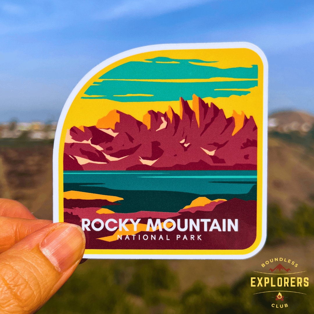 Rocky Mountain National Park Sticker for Water Bottle Laptop Car ...