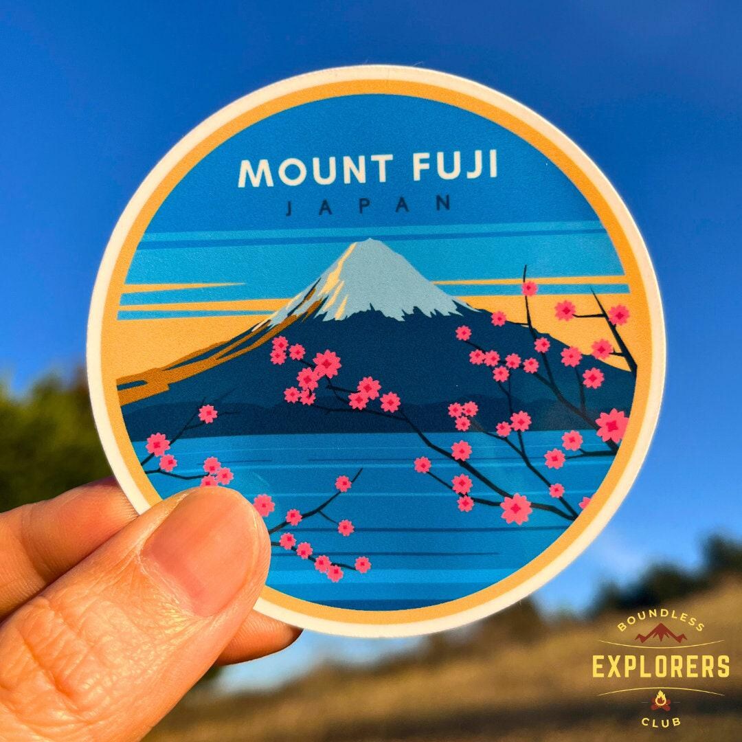 Mount Fuji Japan National Park Sticker: Waterproof Vinyl Decal for ...