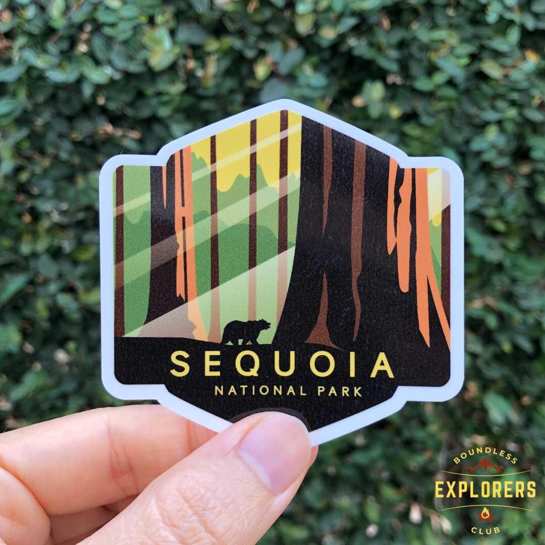 Sequoia National Park Sticker for Water Bottle Laptop Car Sticker ...