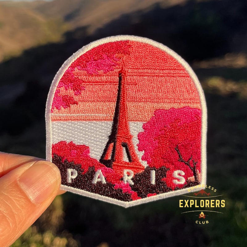 Paris Patch for Clothing - Etsy