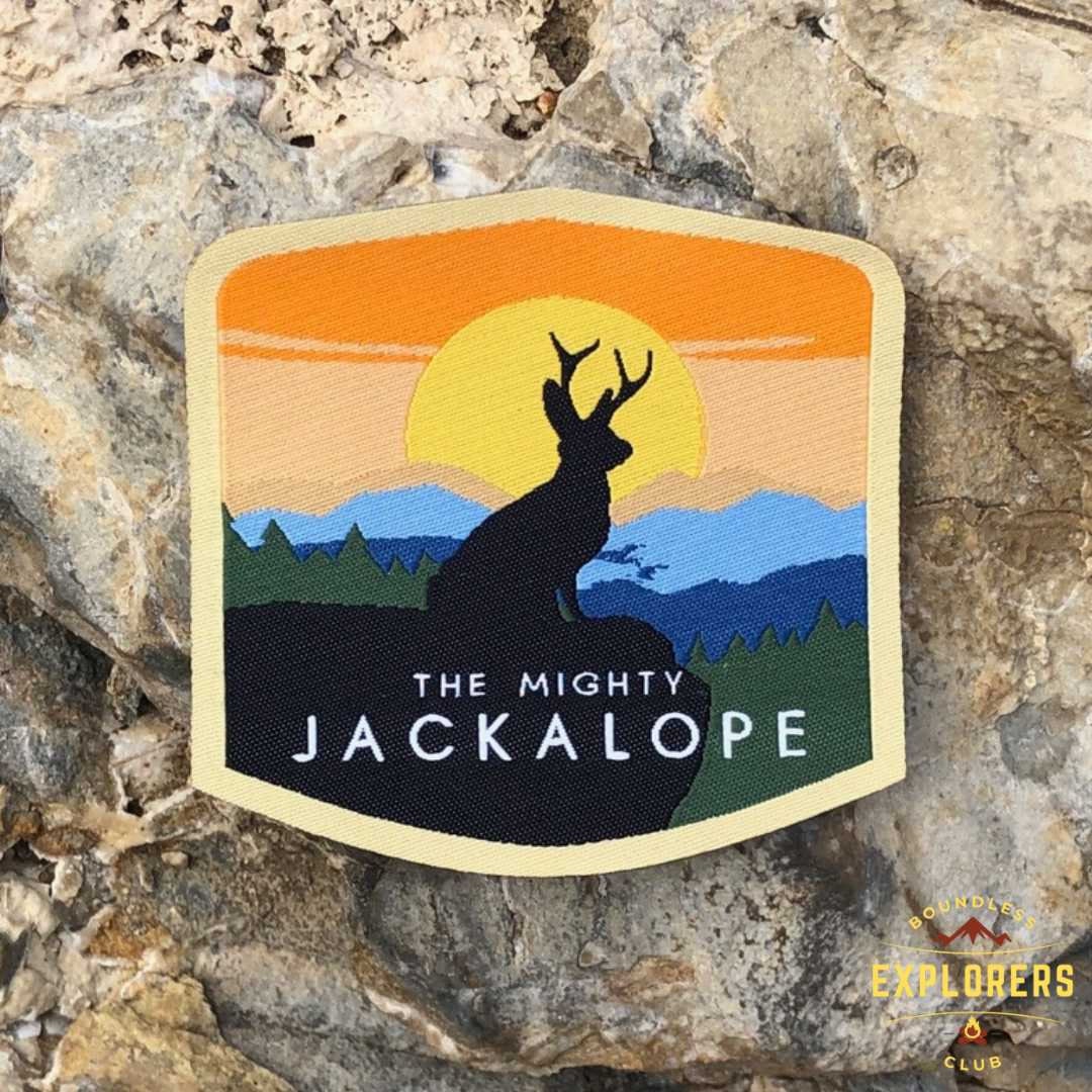Mighty Jackalope National Park Woven Patch 3inch Iron-on Patch US National Park Decal - Etsy
