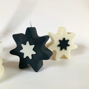 Retro Star Flower Candle Flower Decor Star Shaped Custom Candle - Etsy