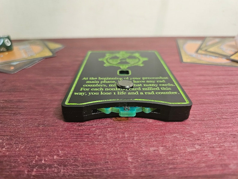 Magic the Gathering Acrylic Rad Counter | MTG Counter | Mtg Fallout ...