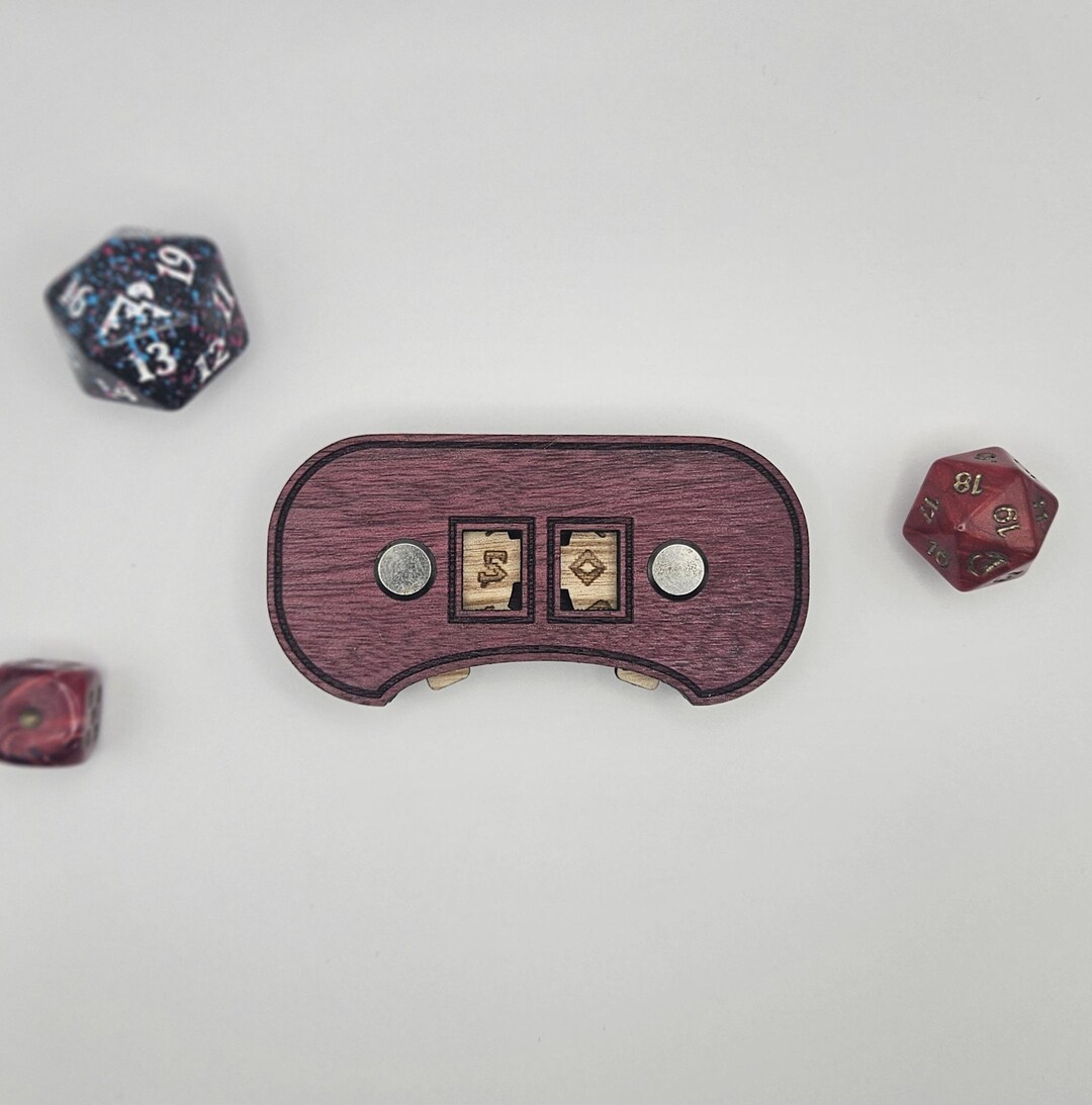 Purple Heart Wood Hit Point Counter | Life Counter | Mtg Counter | Mtg ...