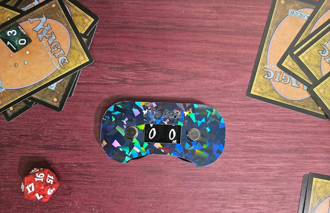 Holographic Hit Point Counter | Life Counter | Mtg Counter | Mtg Gift ...