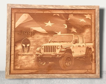Laser Engraved Jeep - Etsy