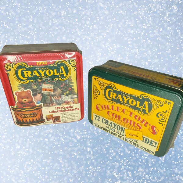 Crayola Crayon Tin - Etsy