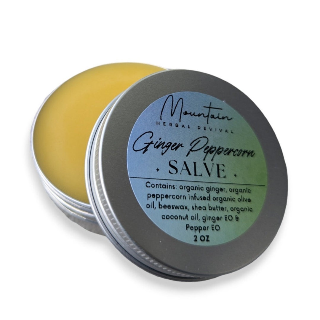 Ginger Peppercorn Salve Organic Ointment - Etsy