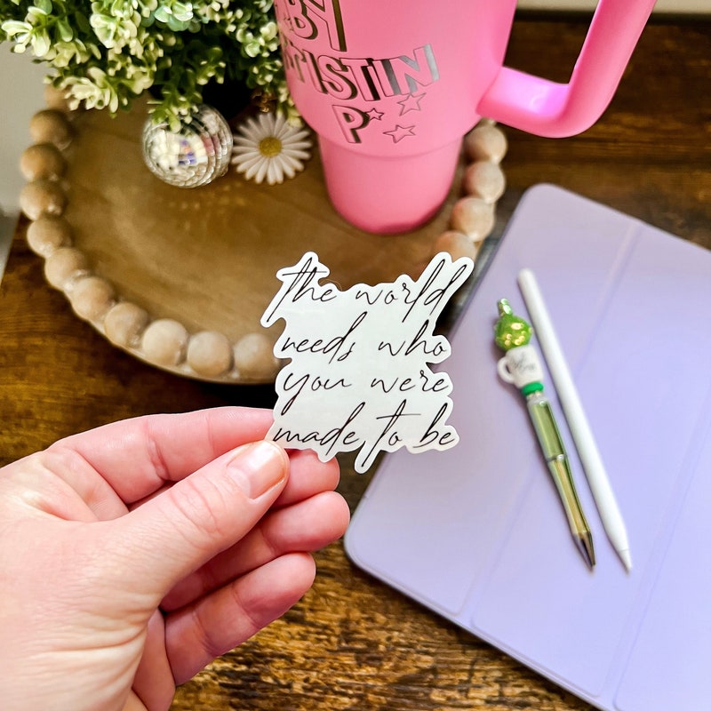 The World Needs Who You Were Made to Be - Etsy