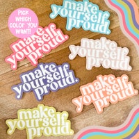 I Can and I Will Sticker: Motivational Vinyl Decal - Etsy