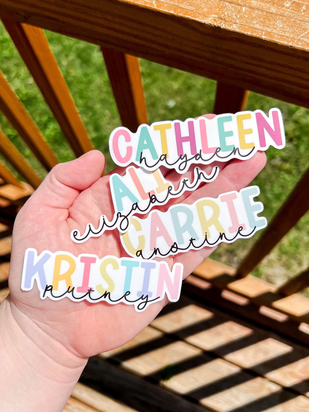 Custom Name Stickers, Personalized Name Stickers for Water Bottles ...