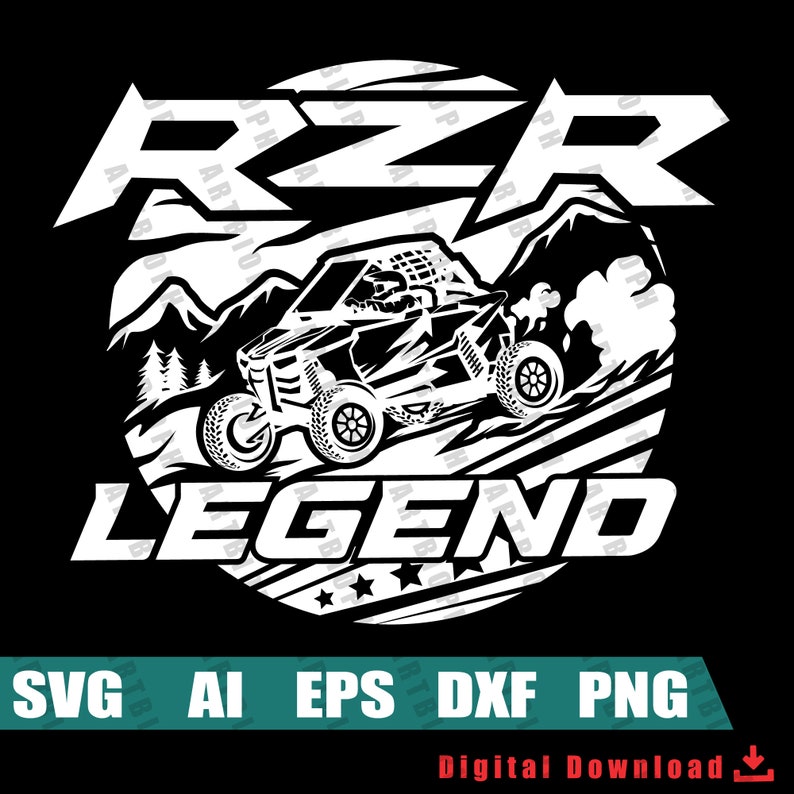 RZR Legend SVG UTV Sports Sxs Enthusiast Design Concept Digital Art - Etsy