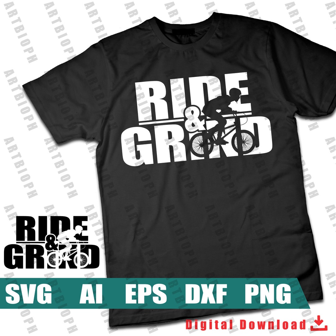 Ride & Grind BMX Svg Bmx Rider Svg, Bmx Svg Digital File Instan ...