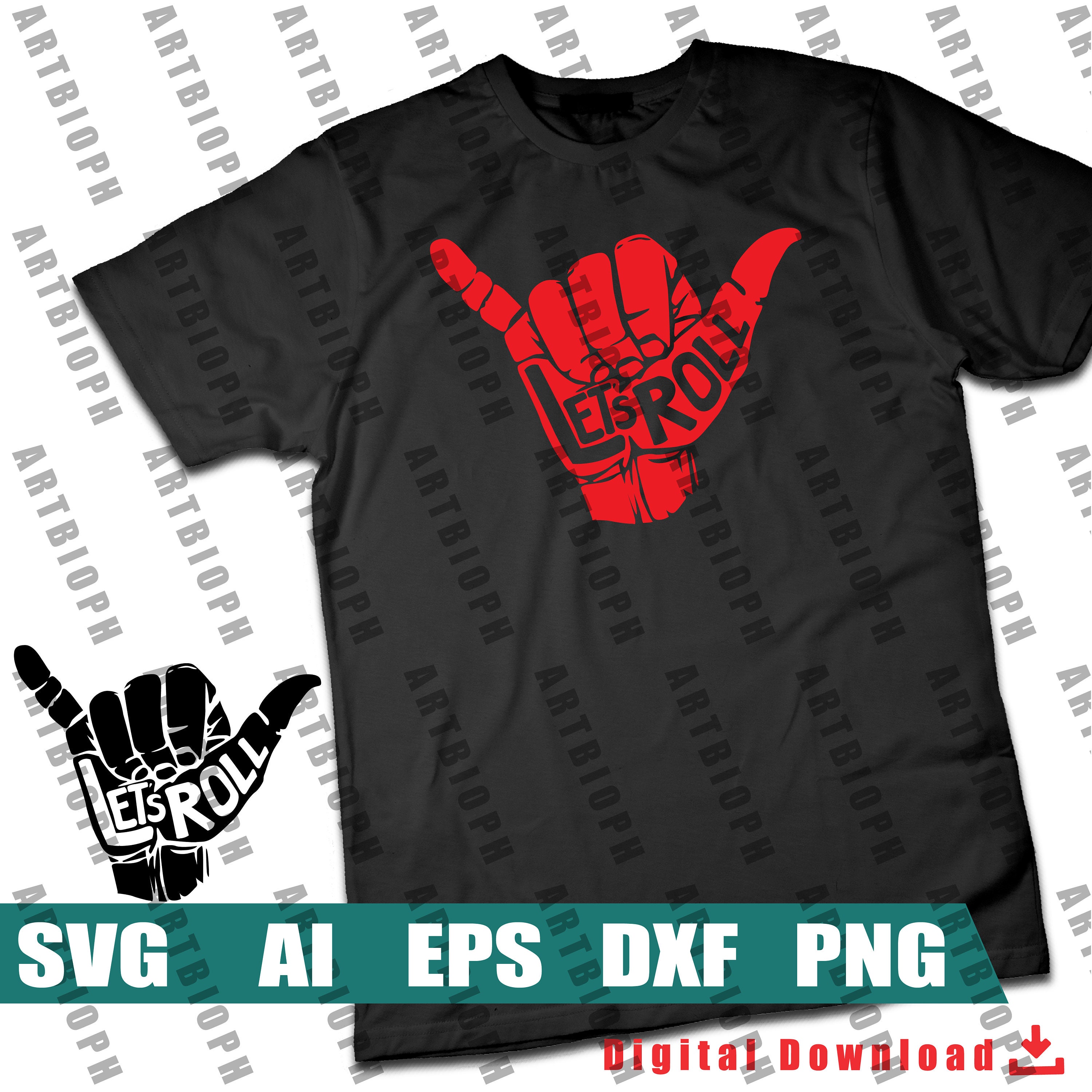 Jiu Jitsu Hand Sign SVG – "let's Roll" BJJ Design (digital Product) - Etsy